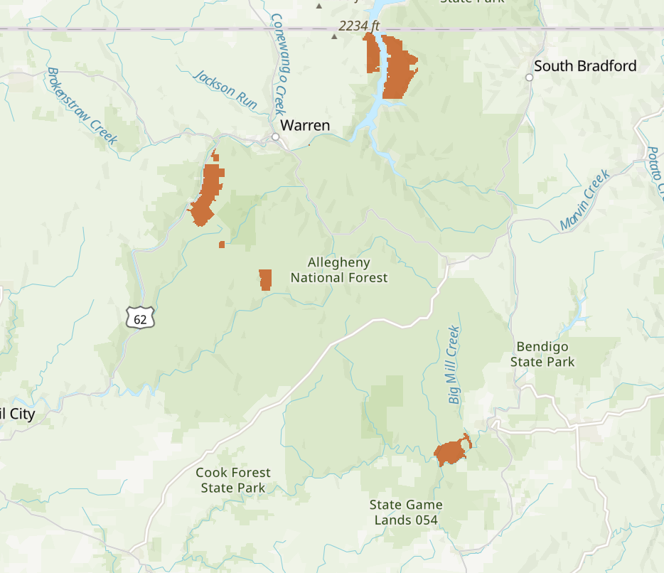 USDA Plans to Rescind the Roadless Rule, Pennsylvania's Allegheny Nati ...