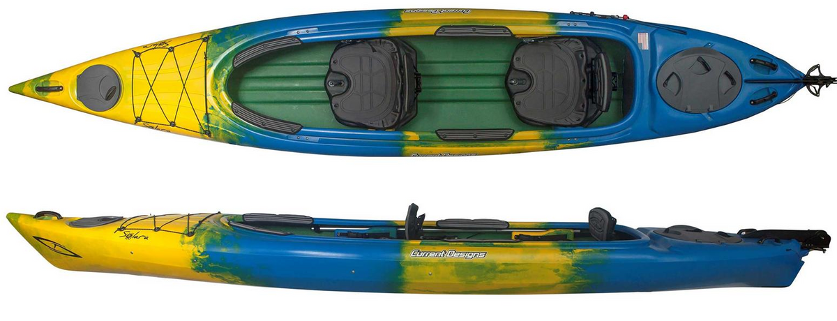 Solara 145T - Tandem Kayak – 3 Rivers Outdoor Co
